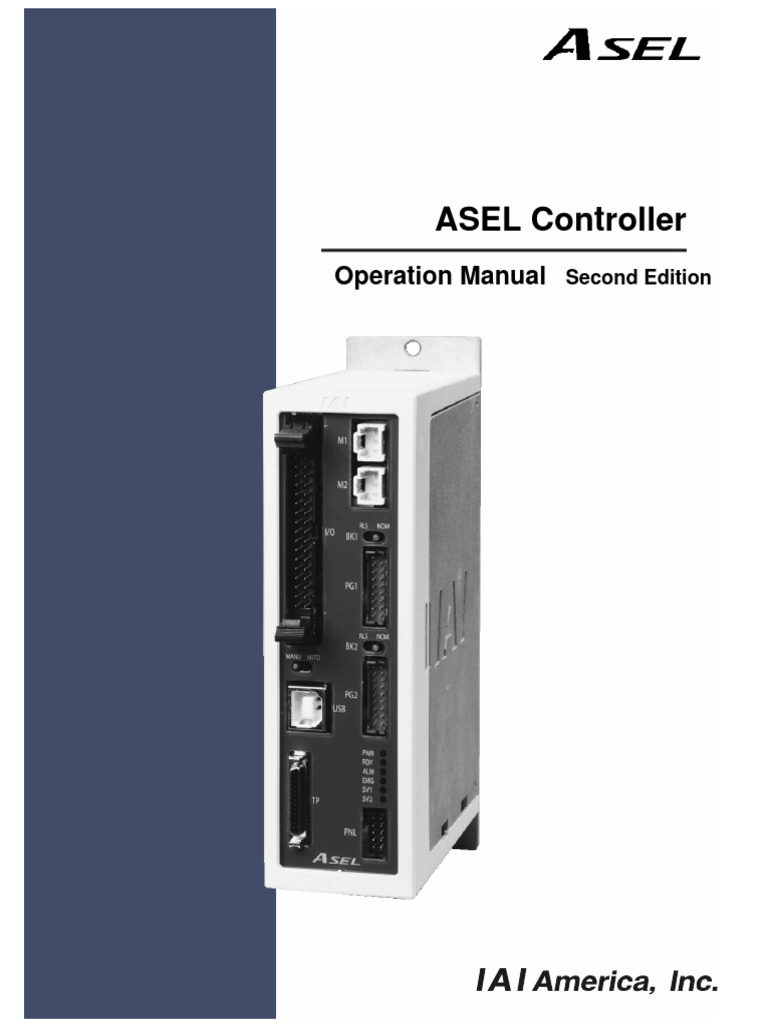 ASEL Controller Operation Manual | PDF | Input/Output | Parameter ...