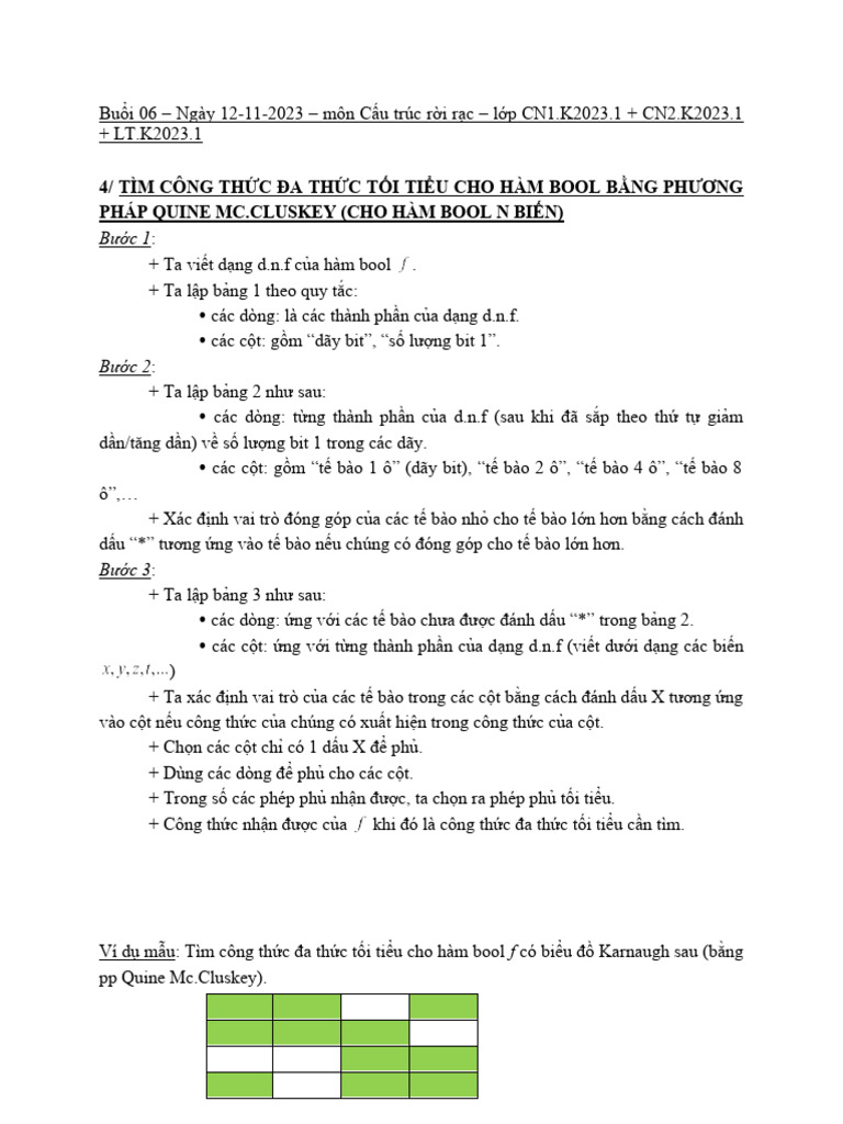 Cau Truc Roi Rac | PDF