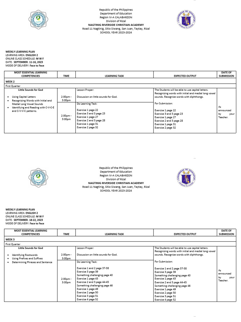 WLP English 2 | PDF | Noun | English Language