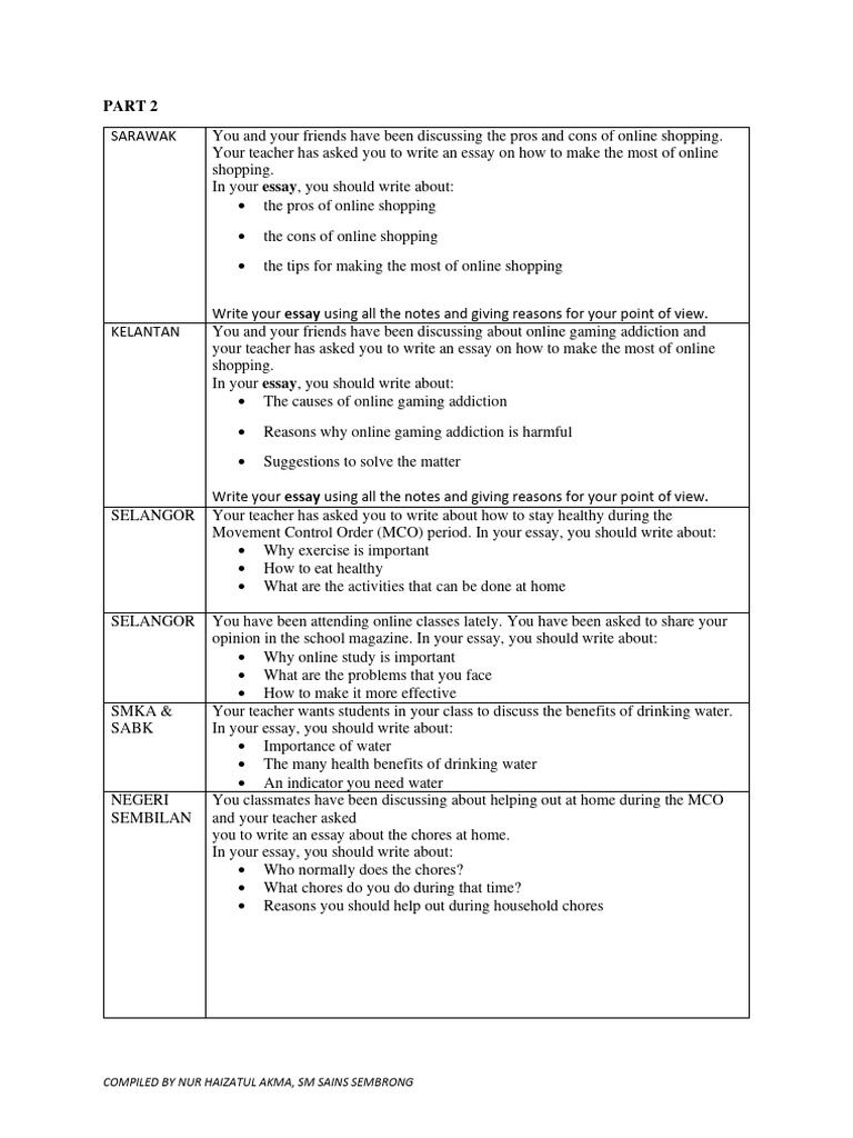 Trial Papers 2021 | PDF