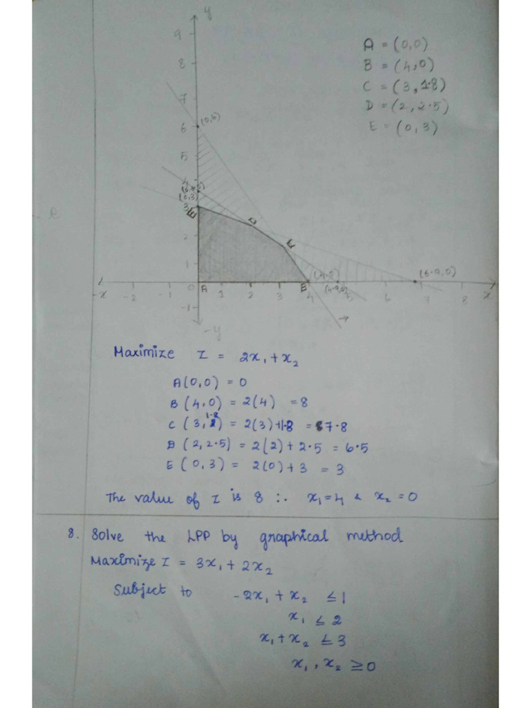 OR - Graphical Method | PDF
