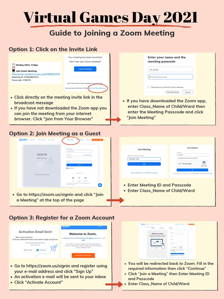 Guide To Joining A Zoom Meeting Pdf