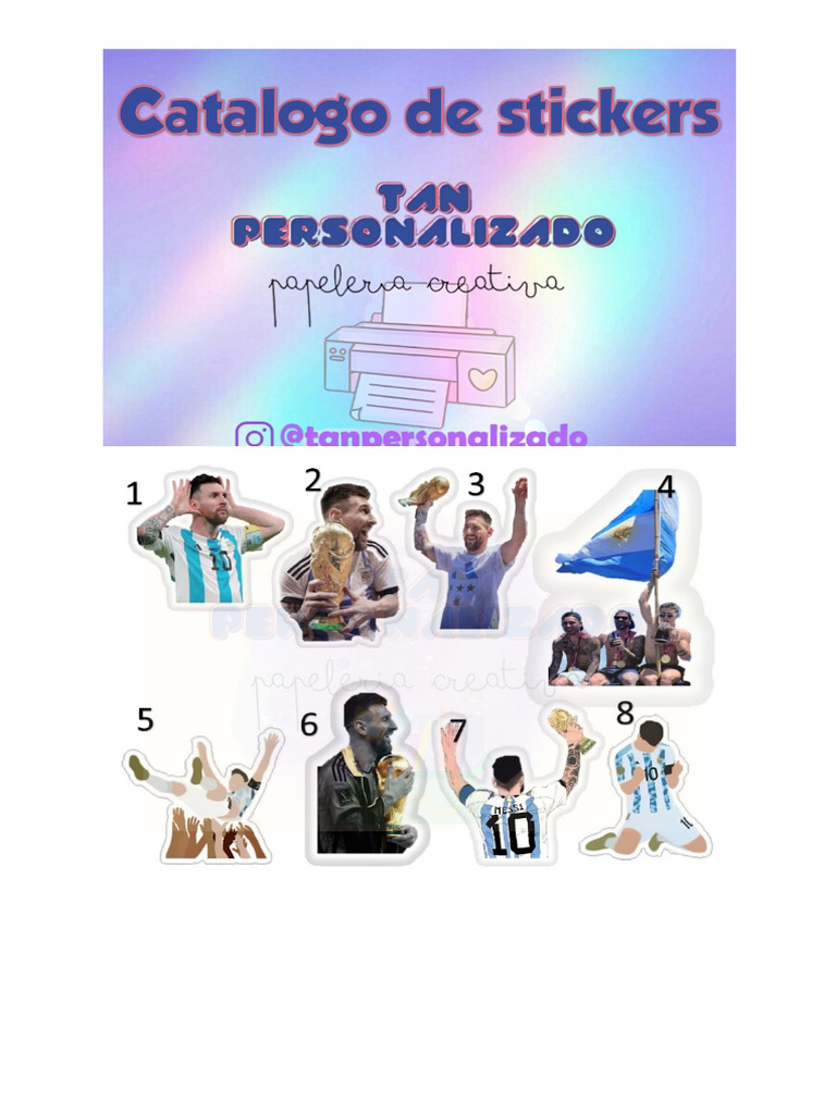 Catálogo de Stickers | PDF