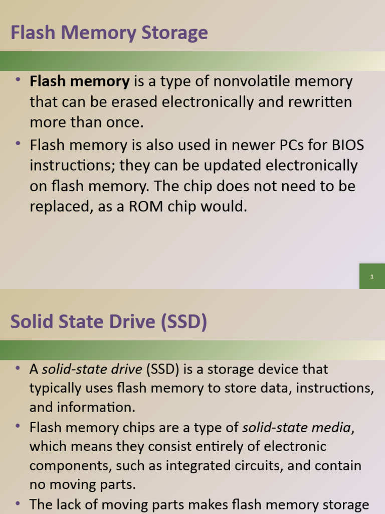 5-Flash Memory | PDF | Solid State Drive | Computer Data Storage
