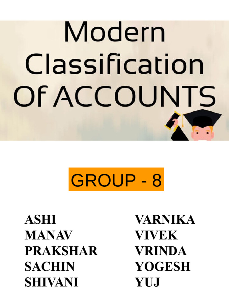 Modern Classification of Accounts | PDF Modern Classification of Accounts | PDF