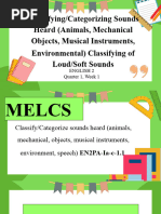 Loud and Soft Sounds Worksheet | PDF