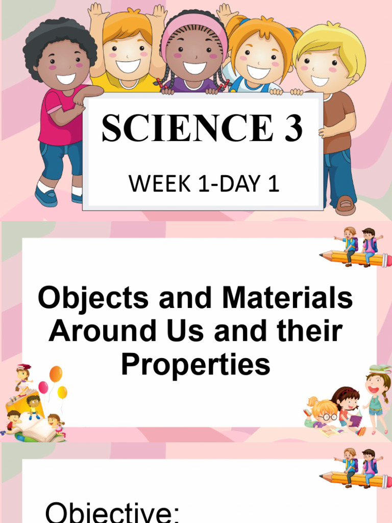 SCIENCE-3-Q1-W1 | PDF | Matter | Shape