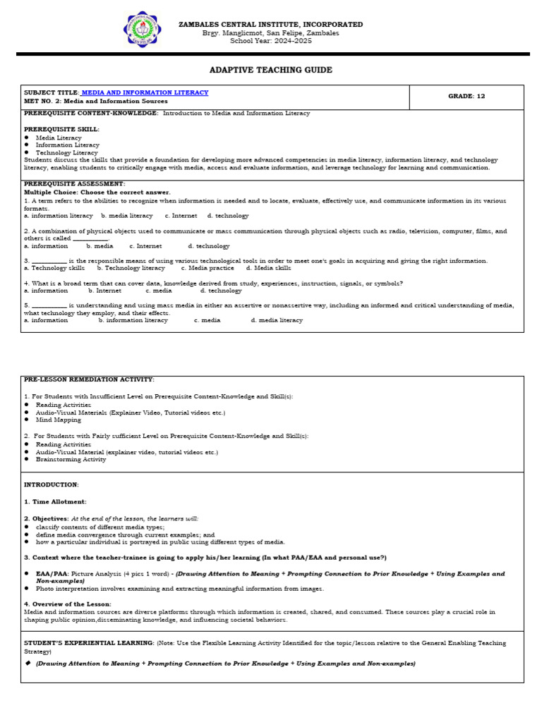 Atg Template | PDF | Media (Communication) | Information
