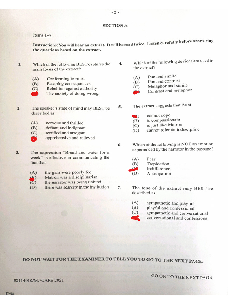 CommStudies 2021 P1 Past Paper Notes | PDF