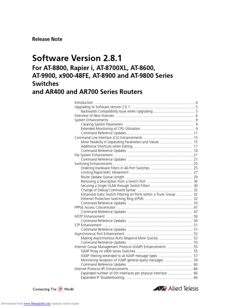 At 8600 | PDF | Network Switch | I Pv6