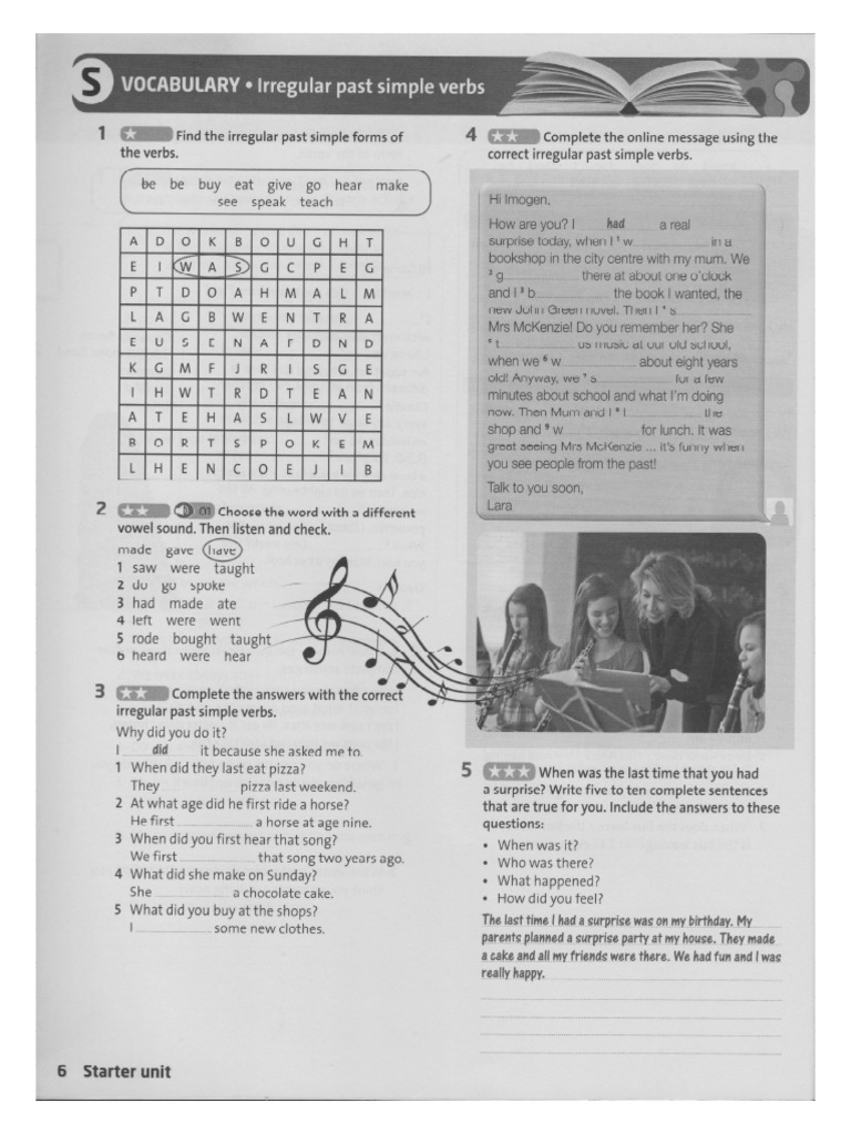 Past Tenses Practice | PDF