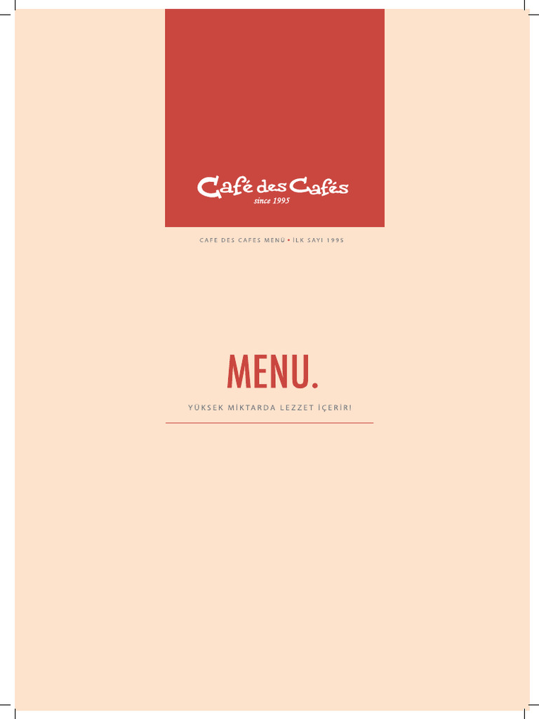 Tunali Menu TR | PDF
