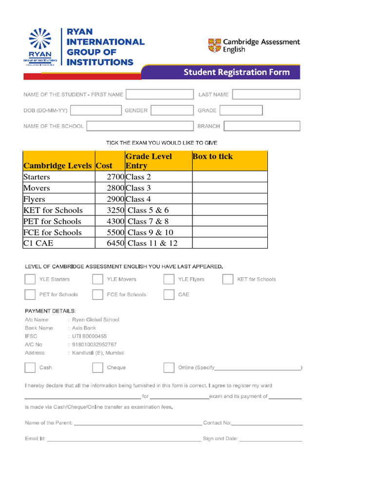 CELA Form 2024 | PDF | Sports & Recreation