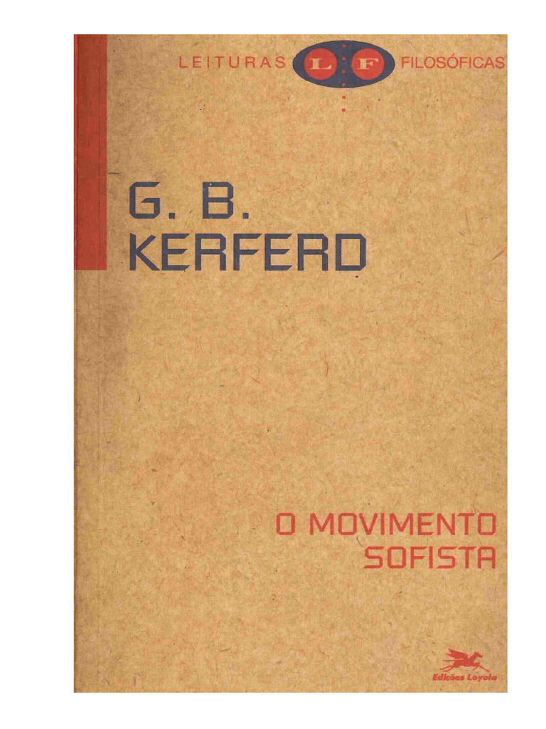 O Movimento Sofista - KERFERD G B | PDF