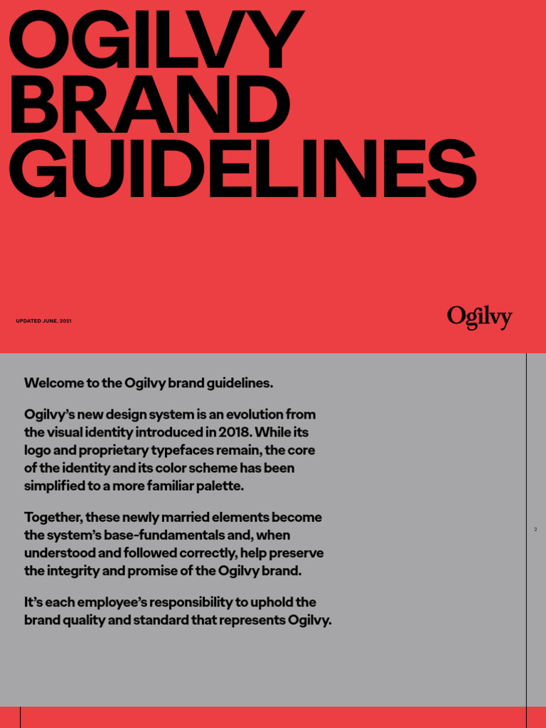 Ogilvy BrandGuidelines June2021v2 | PDF | Typefaces | Sans Serif
