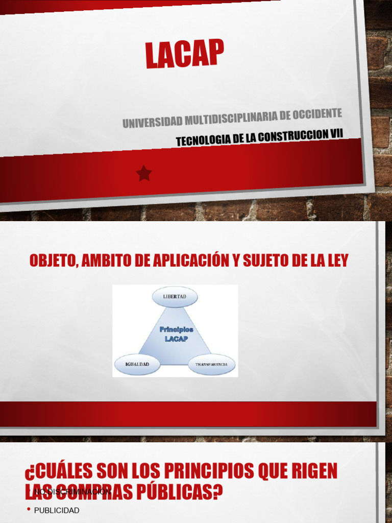 Lacap (Presentacion) | PDF | Institución | Administración Pública
