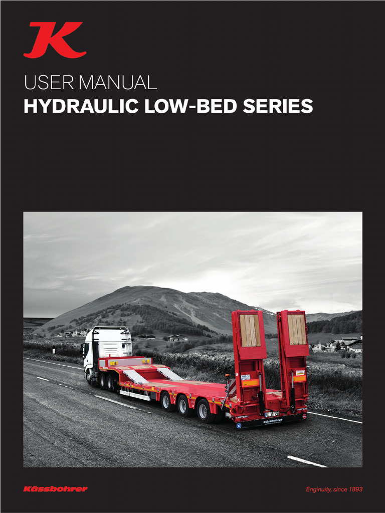 Hydraulic Lowbed Trailer User Manual | PDF | Trailer (Vehicle) | Semi ...