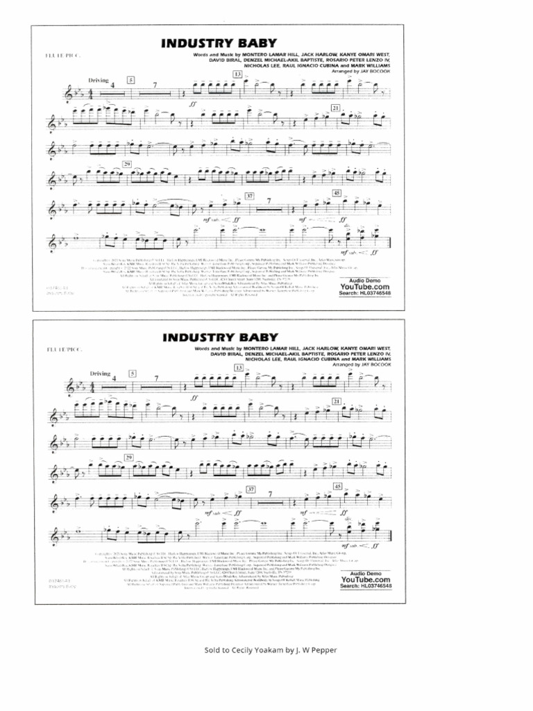 Industry+Baby+ +ALL+PARTS | PDF