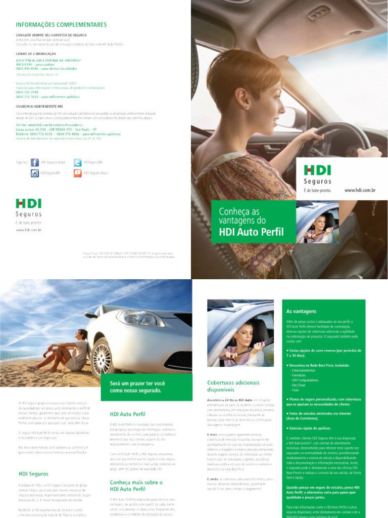 HDI AUTO PERFIL | PDF