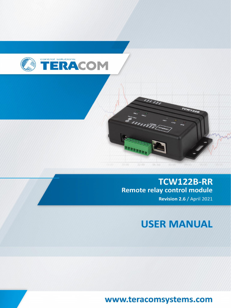 TCW122B-RR Remote Relay Module Guide | PDF | Client–Server Model ...