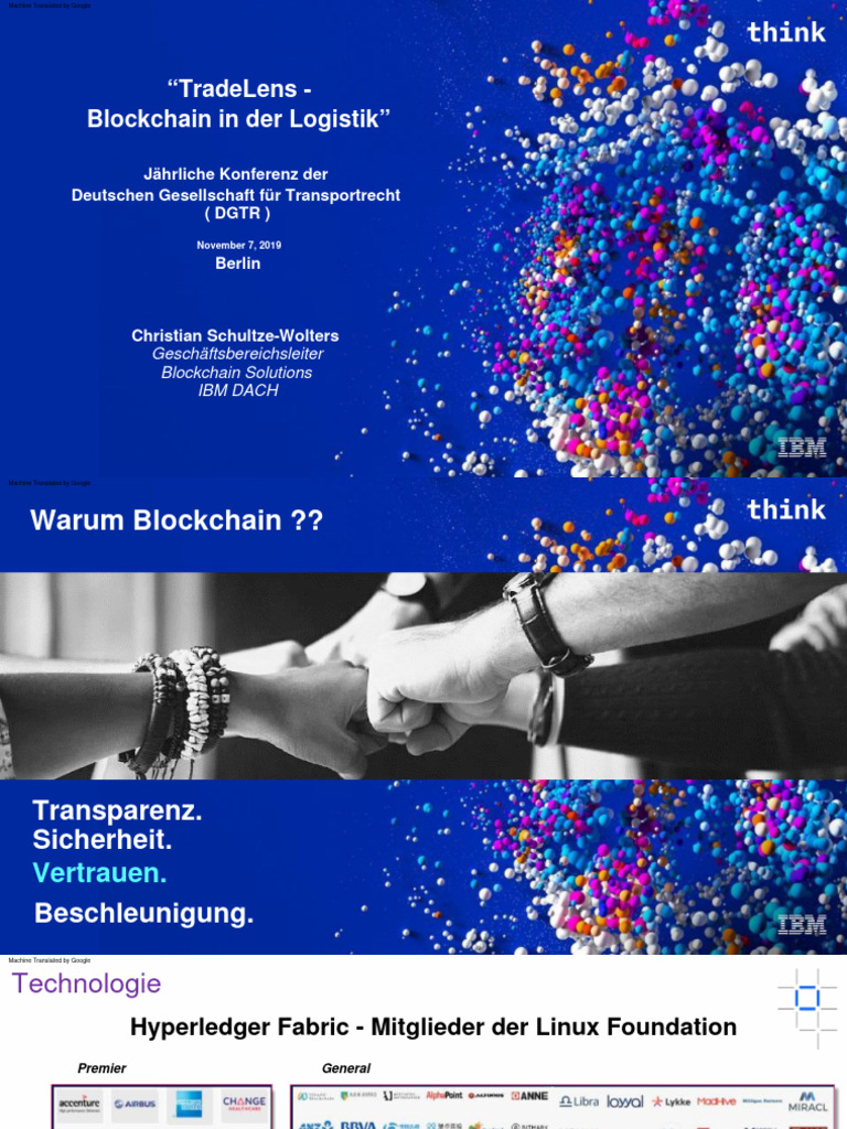 TradeLens Blockchain | PDF | Cargo | Freight Transport