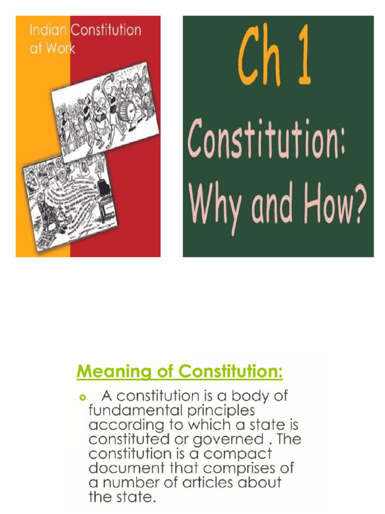 Constitution Why and How | PDF | Constitution | Sovereignty