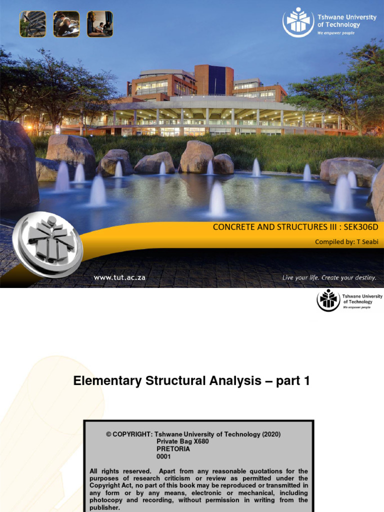 Unit 2 Elementary Structural Analysis - Part 1 | PDF | Force | Structural Analysis
