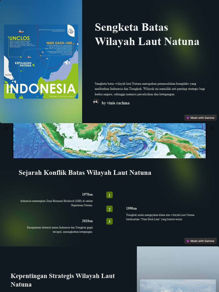 Sengketa Batas Wilayah Laut Natuna | PDF