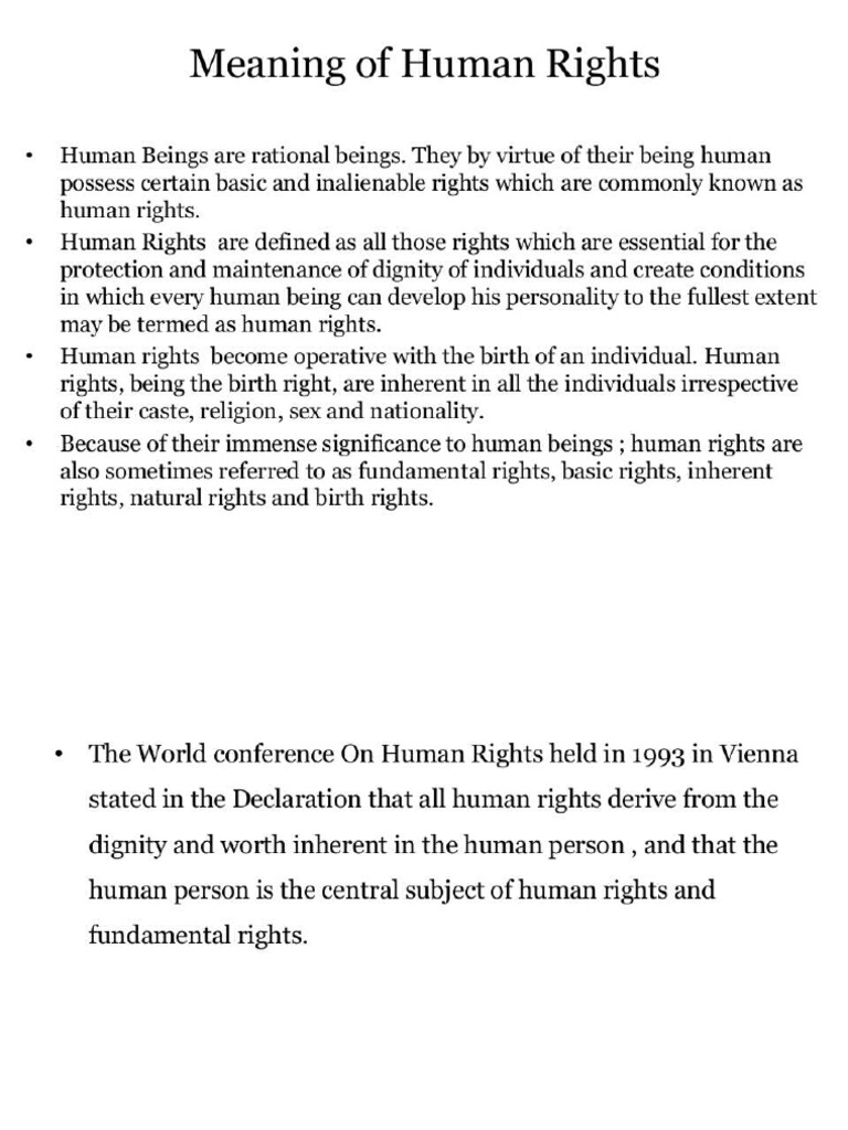 Human Rights | PDF