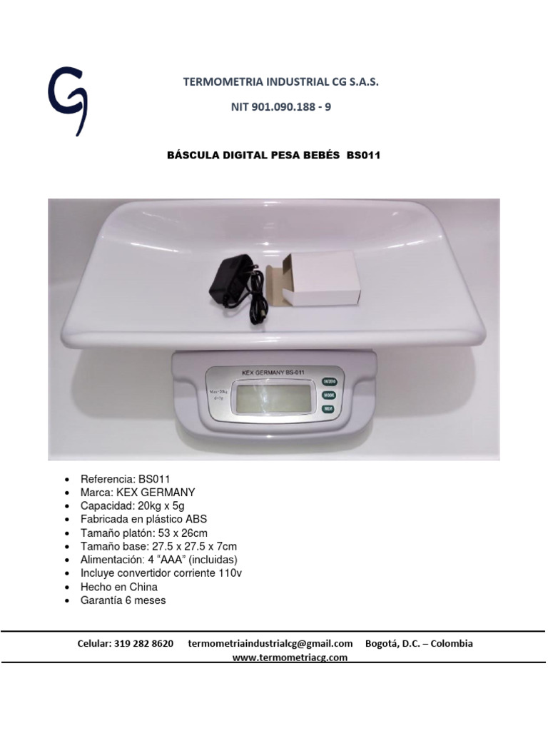 Báscula Digital para Bebés KEX BS011 | PDF | Hogar, jardinería y ...