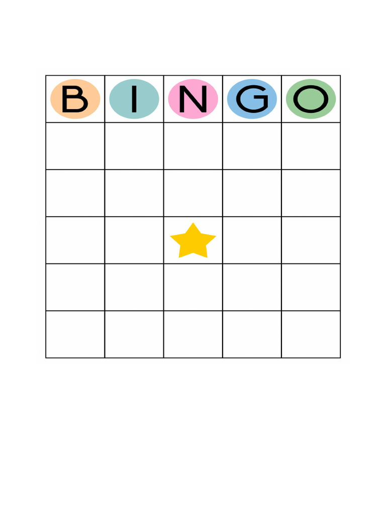 Free Printable Bingo Card Template - 243547.jpg | PDF