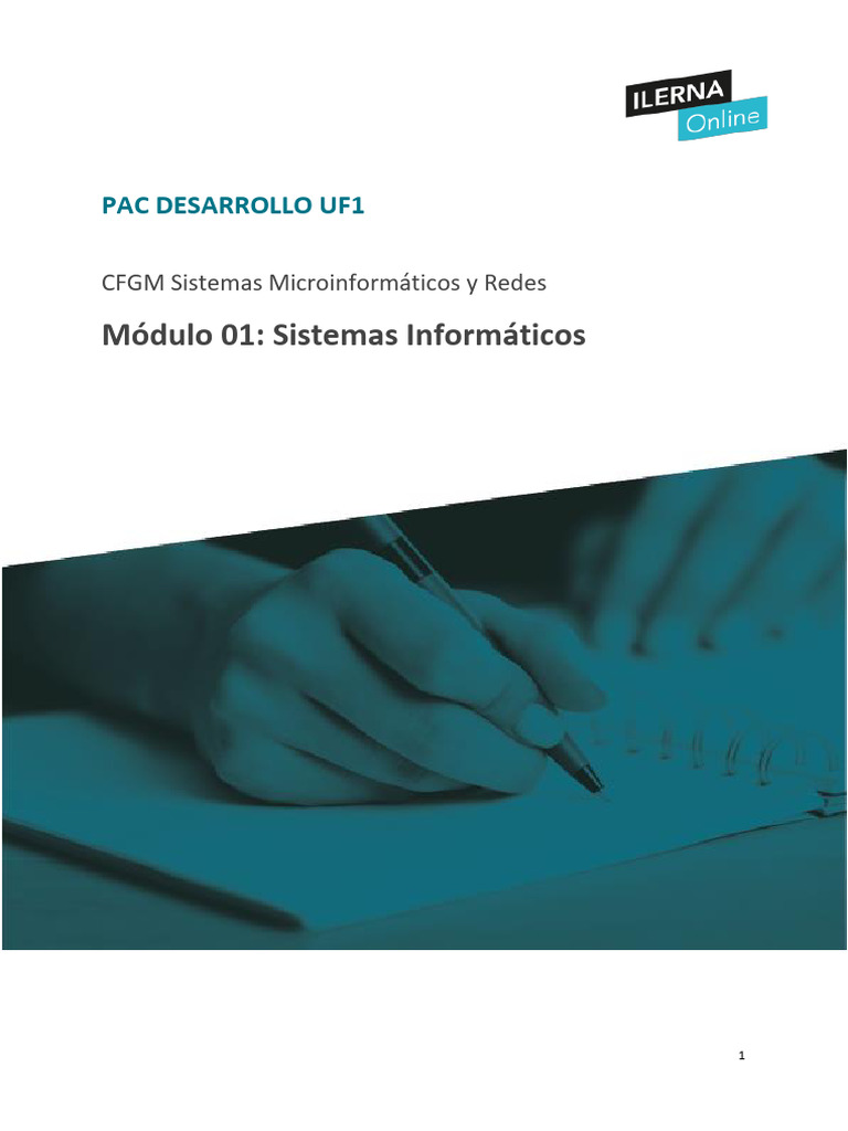 ENUNCIADO PAC DESARROLLO M01 UF1 SistemasInformáticos-1 | PDF | Windows 10 | Software