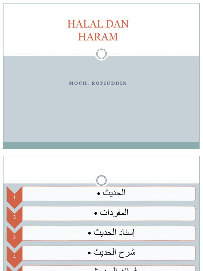 Halal Dan Haram | PDF