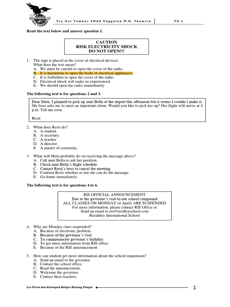 SMA MHT Thamrin Admission Guide | PDF | Obesity | Heat Wave