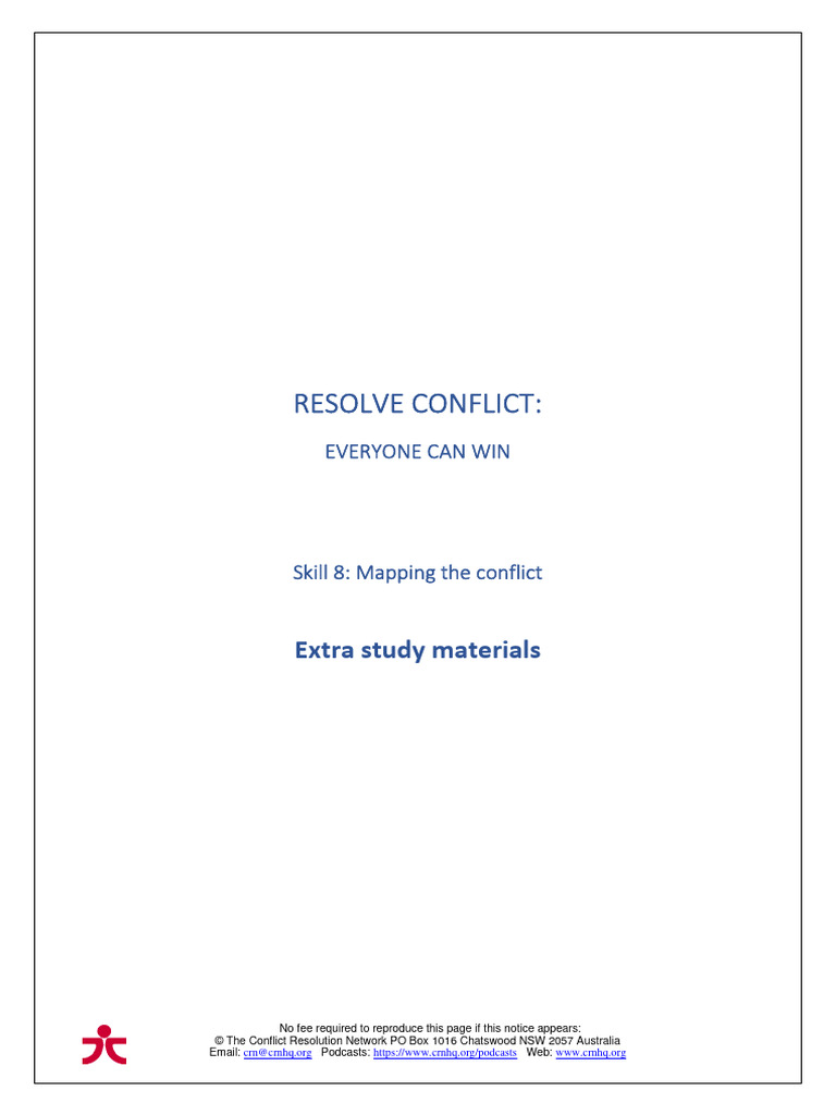 ECW Audio Skill 8 Mapping - Extra Study Material | PDF | Fear ...