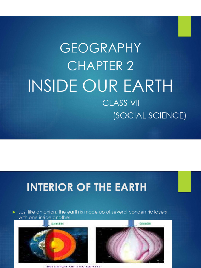 Class Vii Inside Our Earth PDF | PDF | Rock (Geology) | Sedimentary Rock