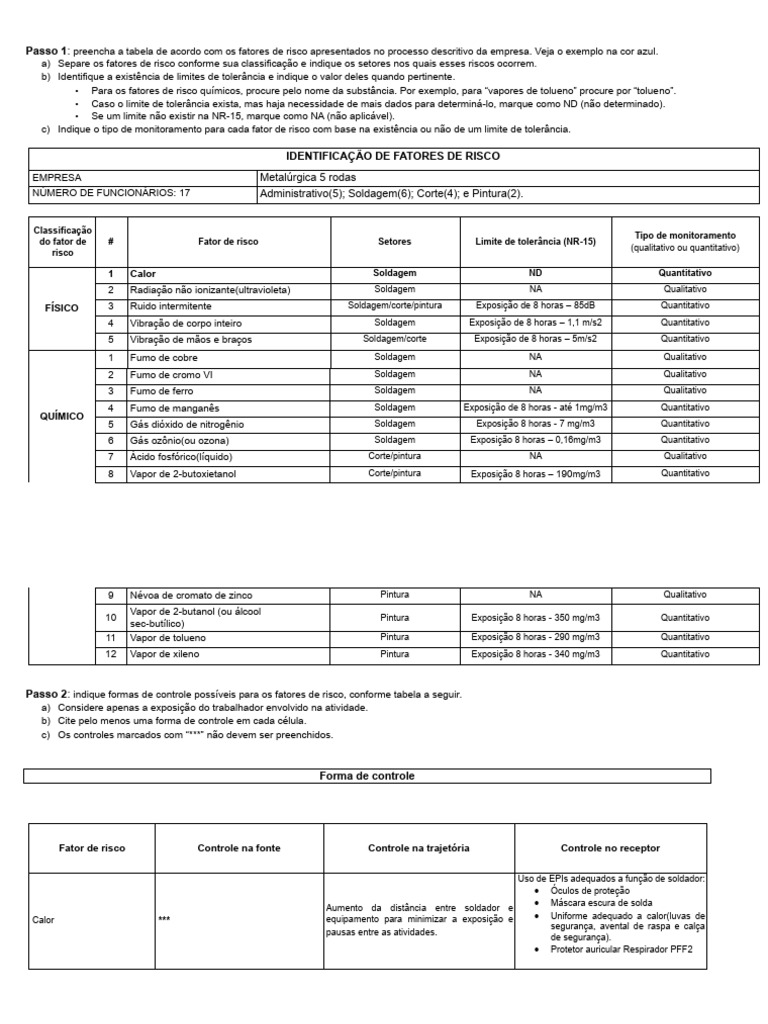 Atividade 1 Uc 2 TST Senac | PDF | Química