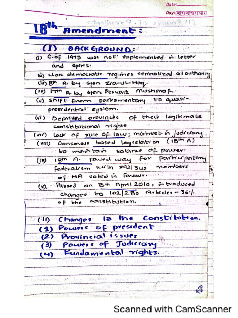 18th Amendment Material | PDF