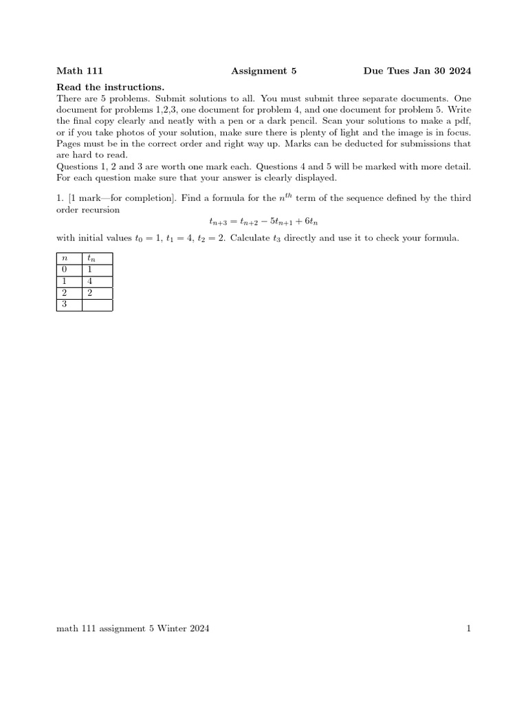 A5 2024 | PDF | Linear Algebra | Mathematical Analysis