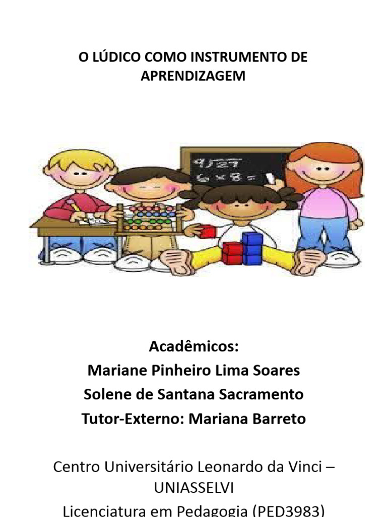 Slide para Apresentação - Solene e Mariane | PDF | Aprendizado | Pensamento