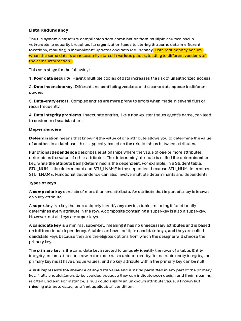 Data Redundancy | PDF | Databases | Program Optimization