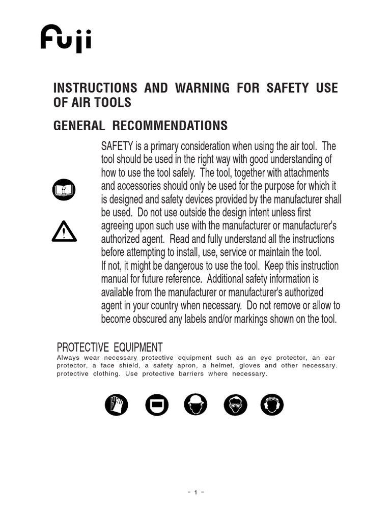 FW-6SCX-6 BF N - Safety Instructions | PDF | Personal Protective ...