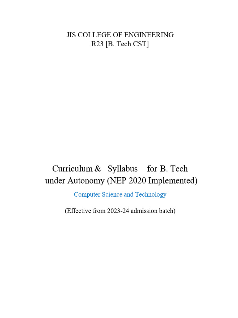 CST R23 | PDF | Communication | C (Programming Language)