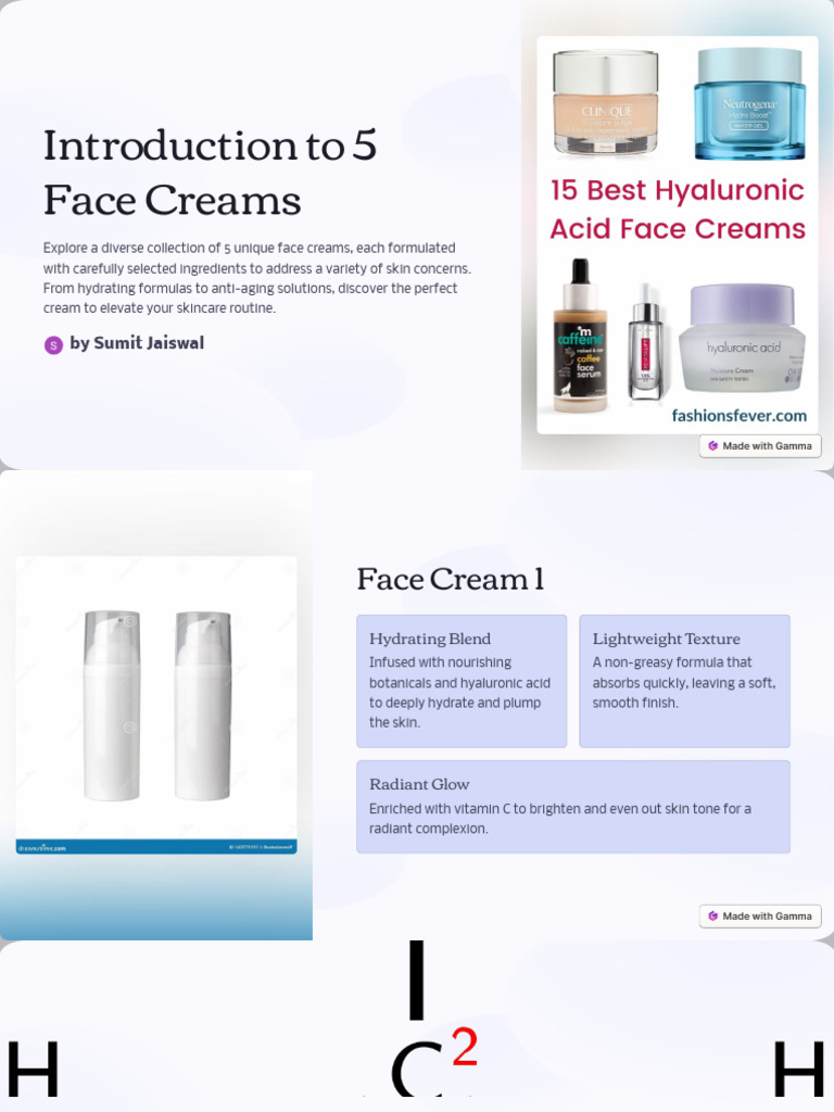 Top 5 Face Creams for Every Skin Type | PDF | Skin Care | Skin