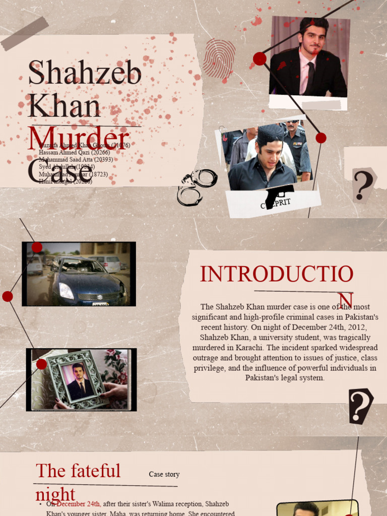 SHAHZEB Khan Murder Case | PDF | Criminal Law | Common Law