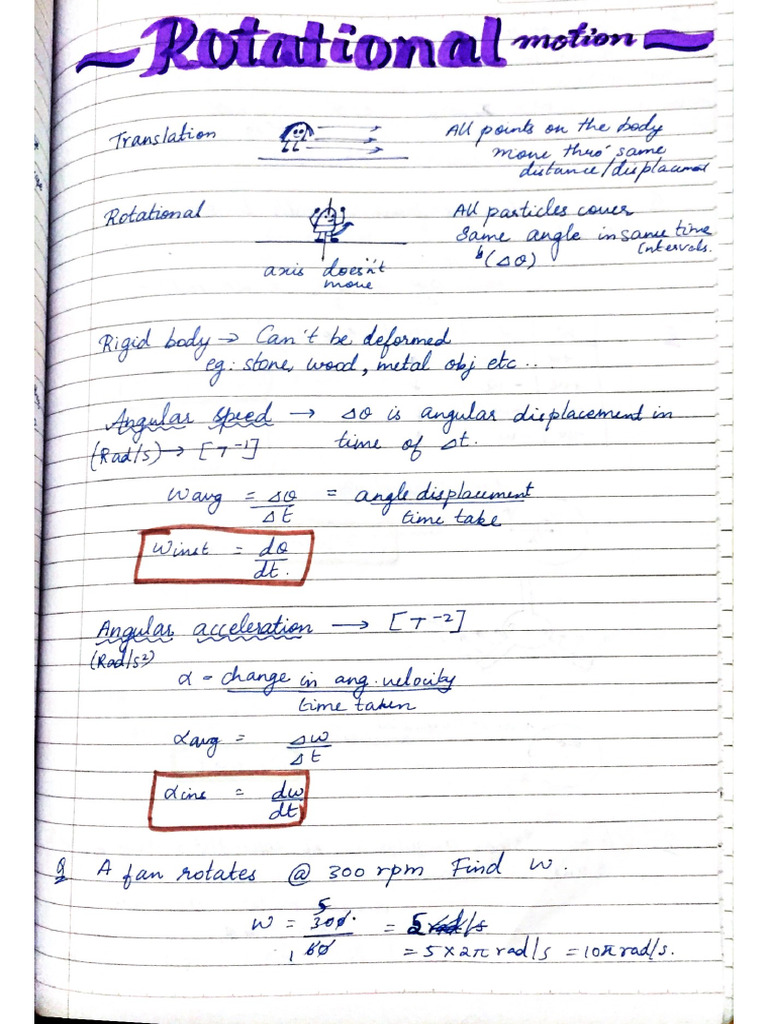 Rotational Motion | PDF