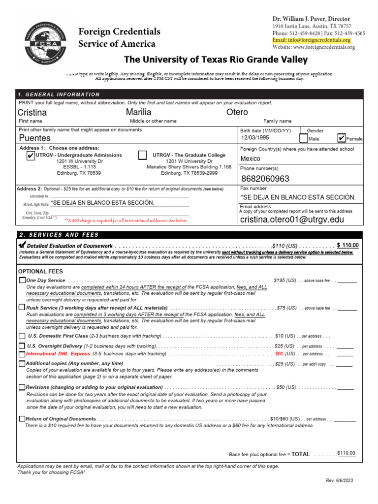 Fcsa App Example | PDF | Credit Card | Mail