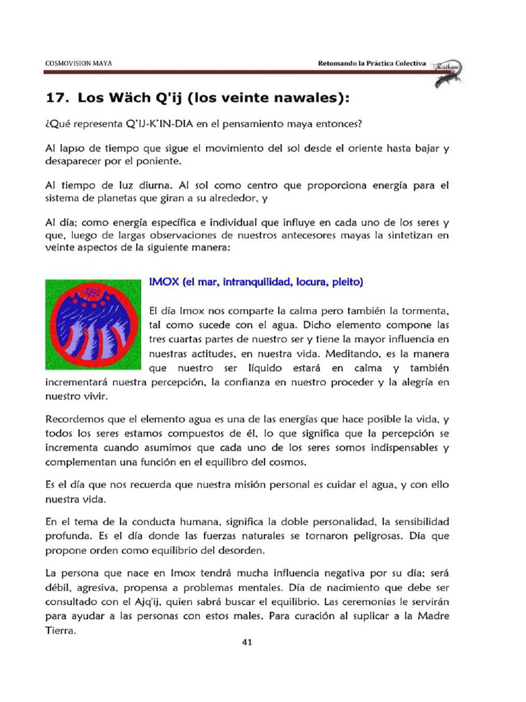 Los 20 Nawales Maya | PDF