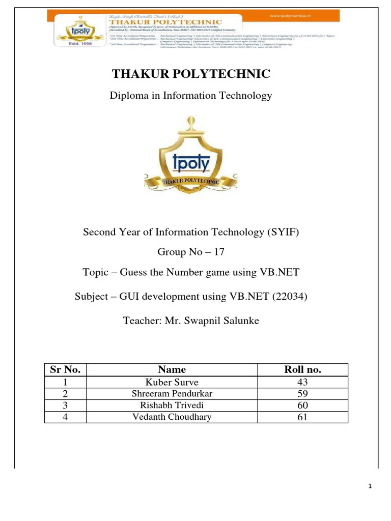 GAD Microproject | PDF | Computer Programming | Critical Thinking