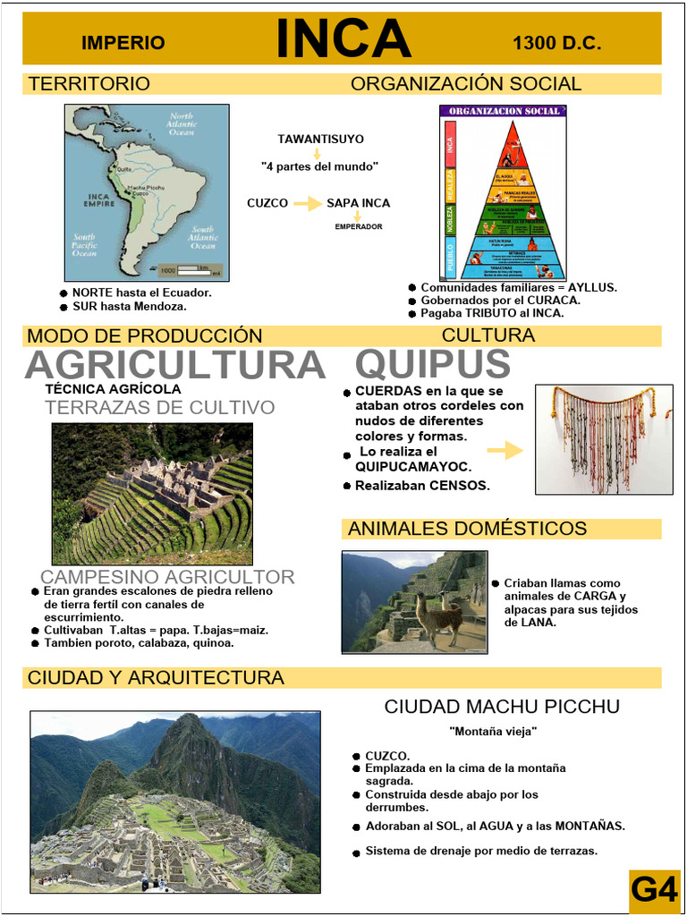 INCAS | PDF | Imperio Inca | Agricultura